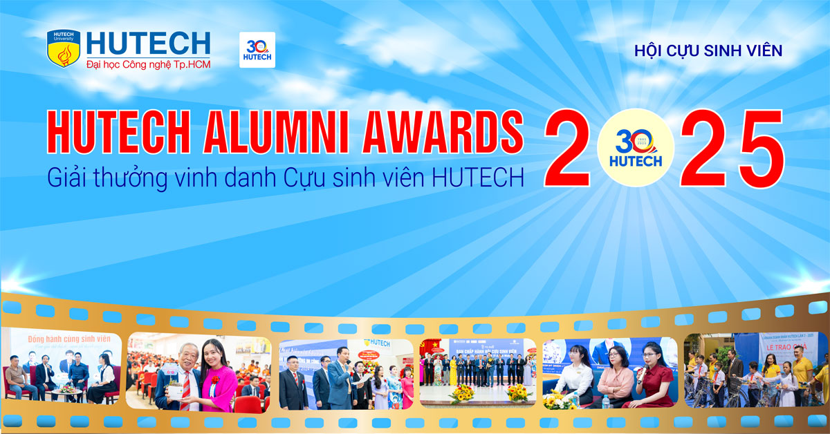 HUTECH ALUMNI AWARDS 2025 - Trường Đại học Công Nghệ TP.HCM